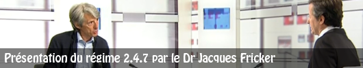 Présentation du régime 2.4.7 par le Dr Jacques Fricker - CalculerSonIMC